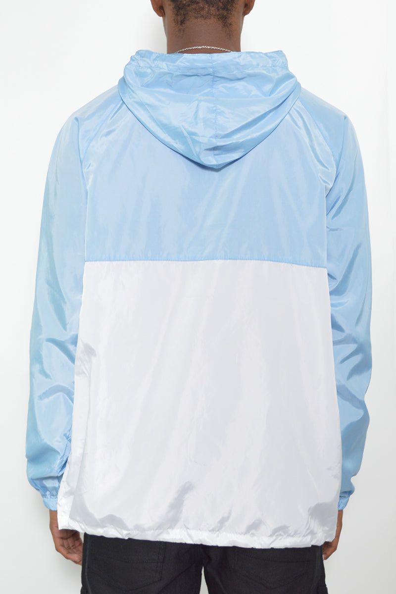 WEIV Colorblock Anorak AK291-0-BLUEWHITE - Karmaloop