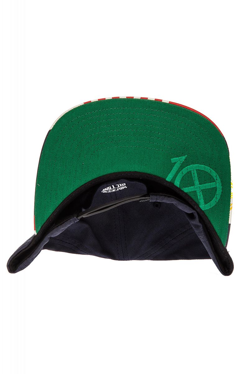 10 Deep Hat USA Snapback in Navy Blue