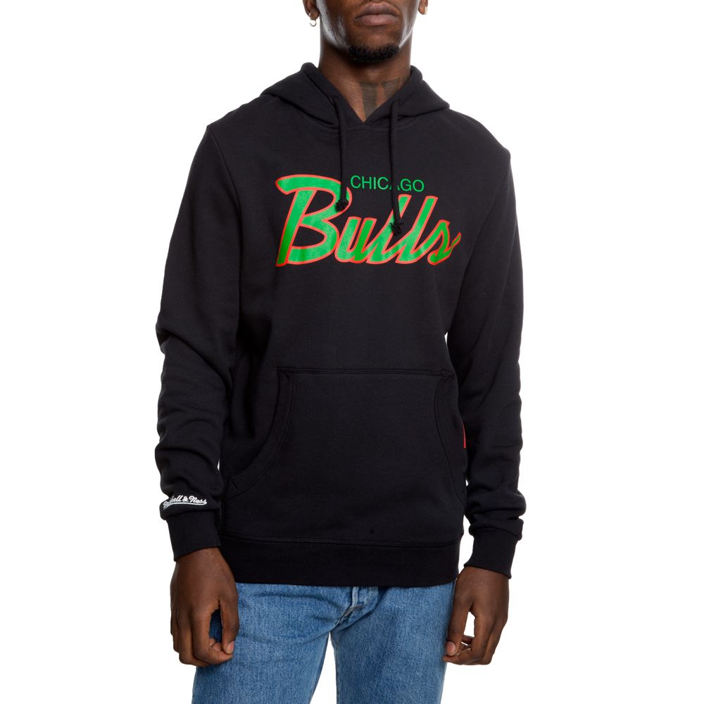 MITCHELL & NESS CHICAGO BULLS CHRISTMAS HOODIE MM18516-CBU-K-BMP ...