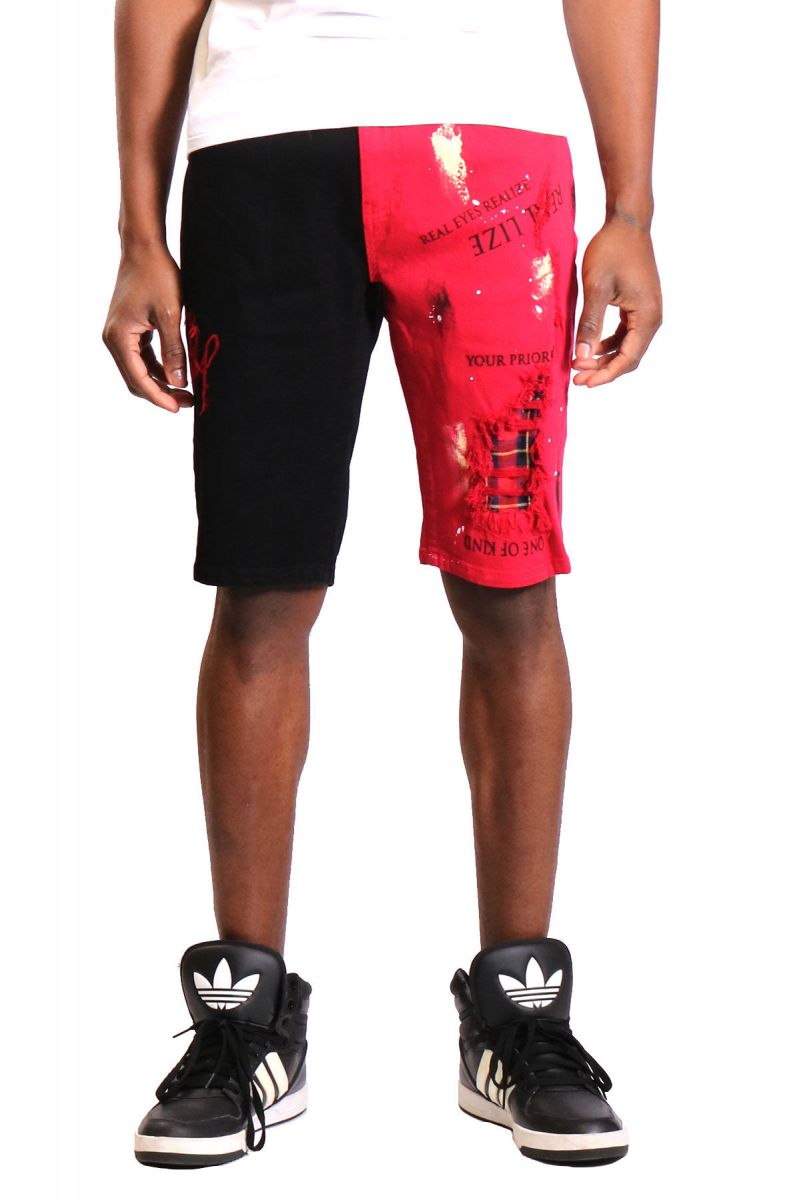 KLEEP Men's premium skinny denim short pan KSP-2820-CHAIRO - Karmaloop