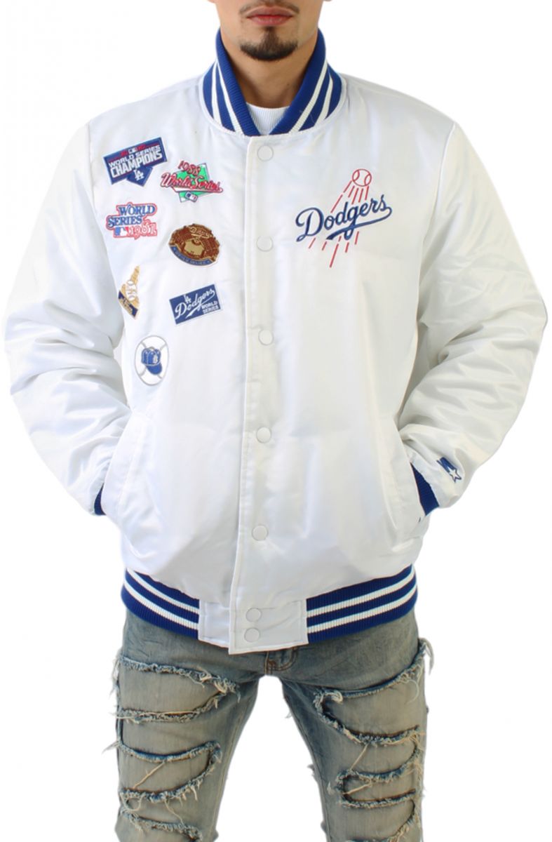 STARTER MLB Dodgers Champions Jacket LS35W426 LAD - Karmaloop