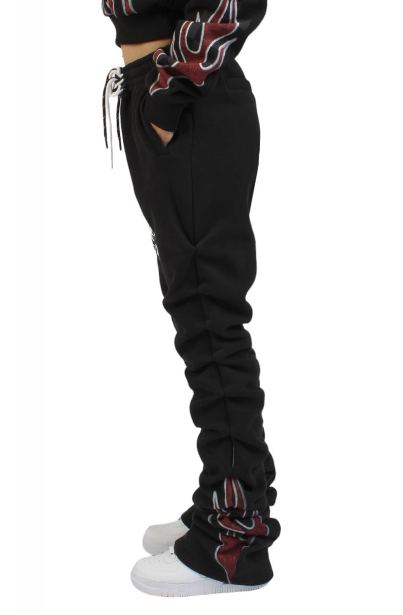 SMOKE RISE Stacked Racing High Rise Pants NP23986 - Karmaloop