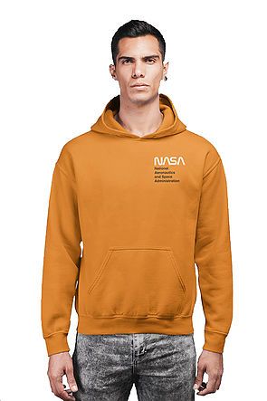 GRAND THEFT MARKET Team NASA Pullover Hoodie GTM-TEAMNASA-HOD-ORG ...