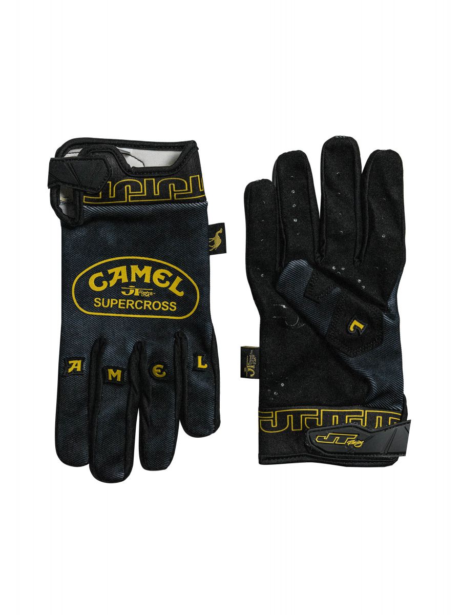JT RACING CAMEL x Gloves - Black JTR-228FAC - Karmaloop