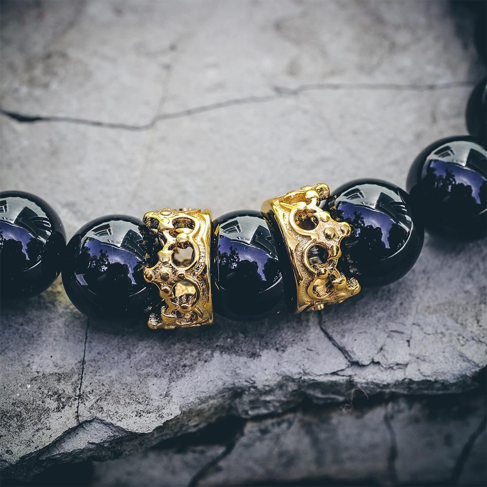 MISTER Prince Bead Bracelet Gold BBPRINCE-G-GOLD - Karmaloop