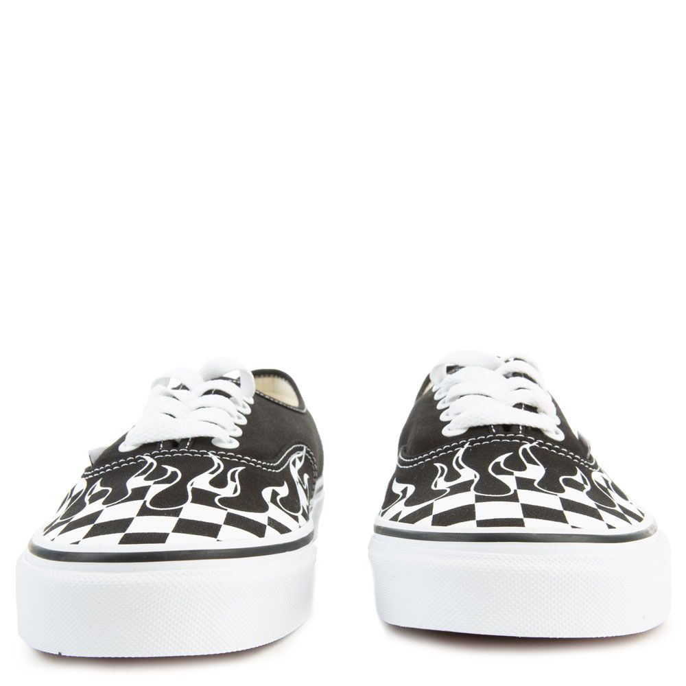 VANS Authentic Checkerboard Flame Skate Shoes VN0A38EMRX8 - Karmaloop