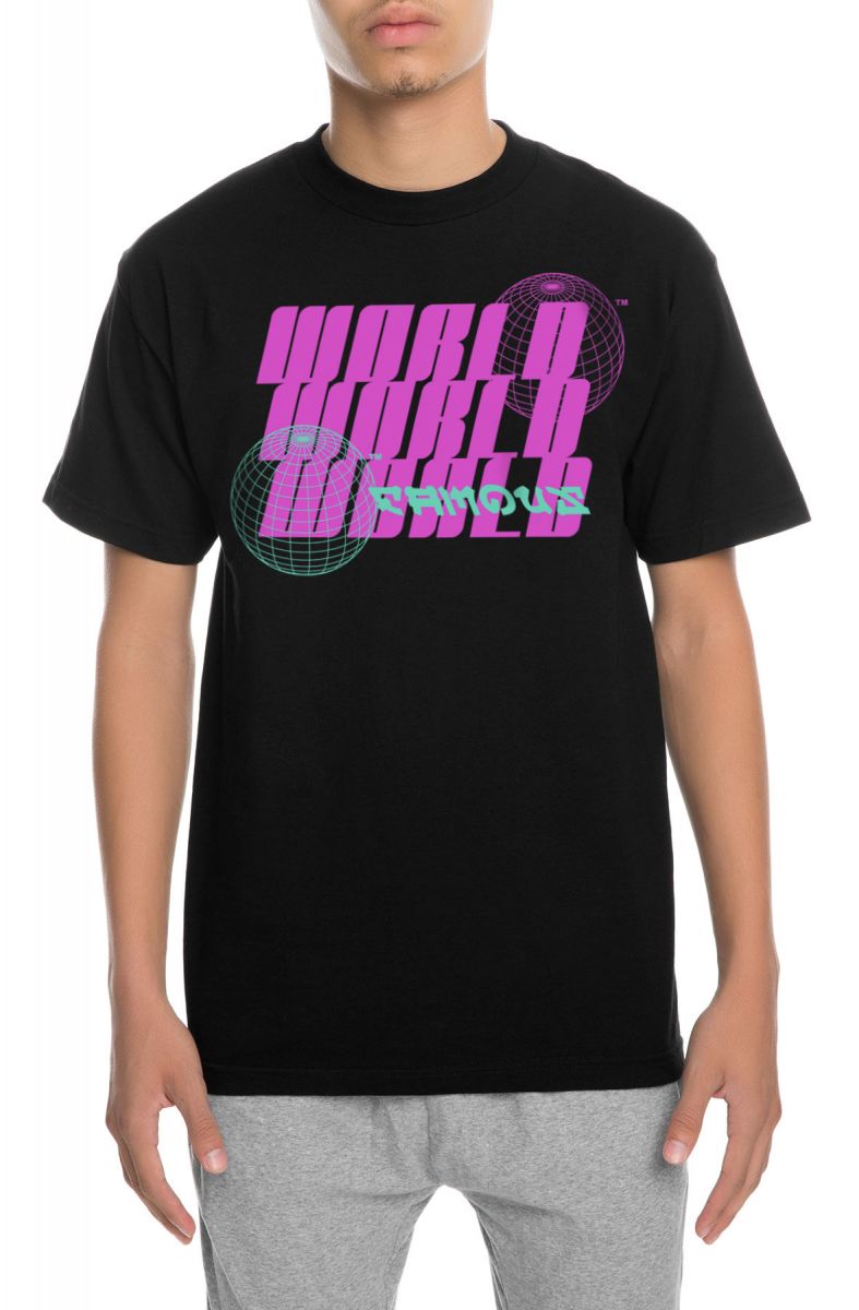 STREET VAULT The World Famous Tee in Black SV-WORLDFAMOUS-TEE-BLK ...