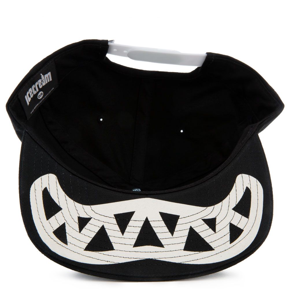 ICE CREAM Snapback in Black 491-7802-BLK - PLNDR