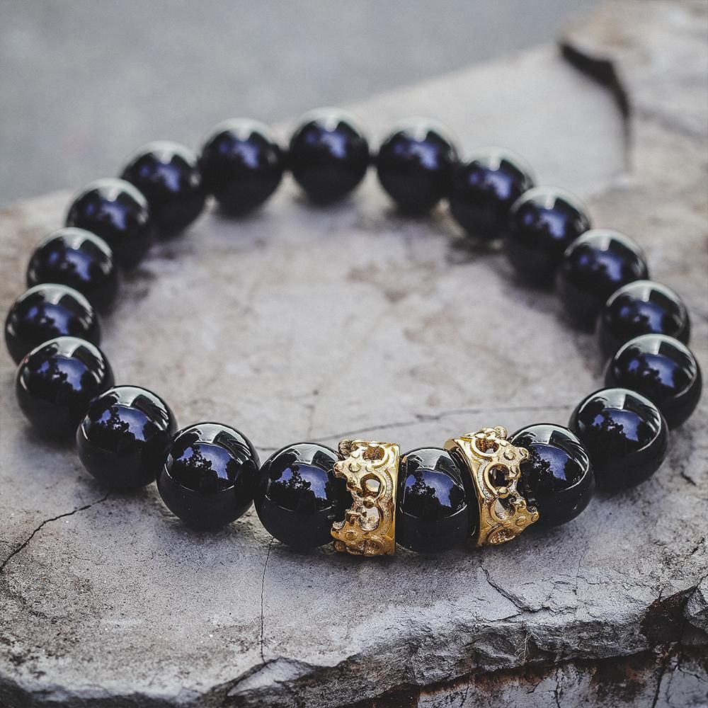 MISTER Prince Bead Bracelet Gold BBPRINCE-G-GOLD - Karmaloop