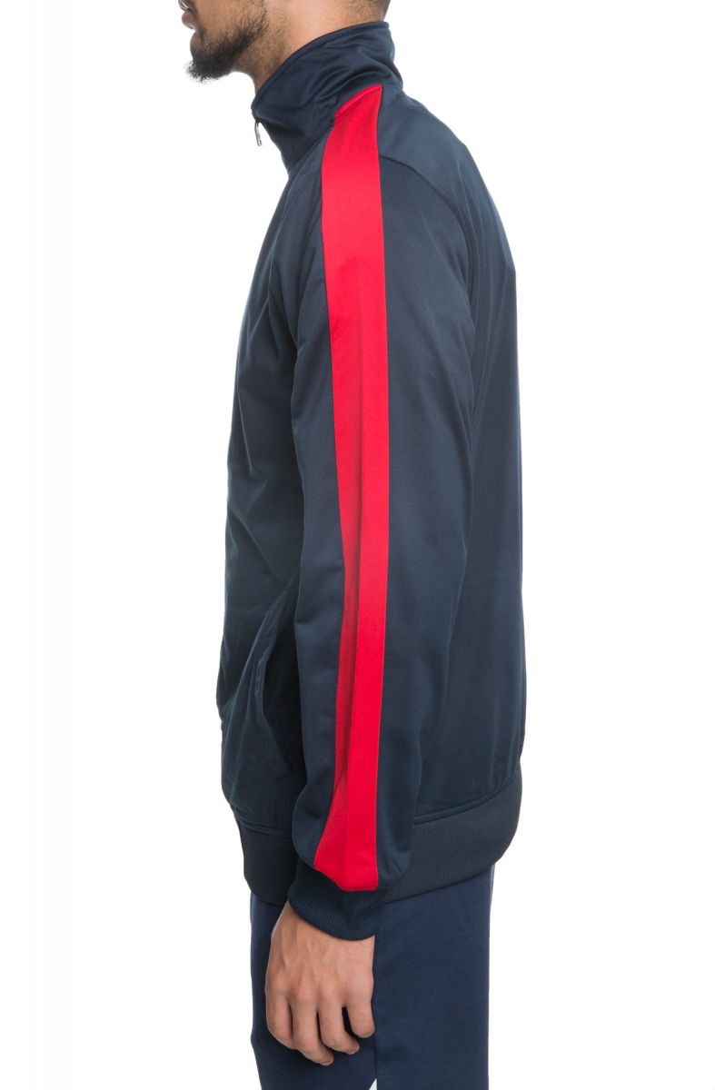 REBEL MINDS The Guido Track Jacket in Navy and Red 82-311NAVY - Karmaloop