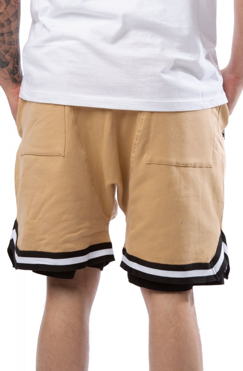 FBRK Dropped Track Shorts 911-467KHA - Karmaloop