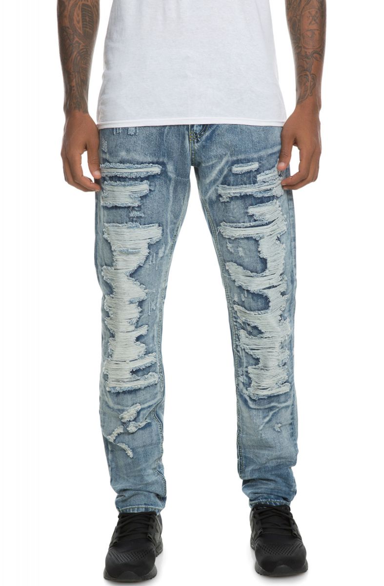 SCOUT The Shredder Denim in Light Blue Stone Wash FL1573-LBU - Karmaloop