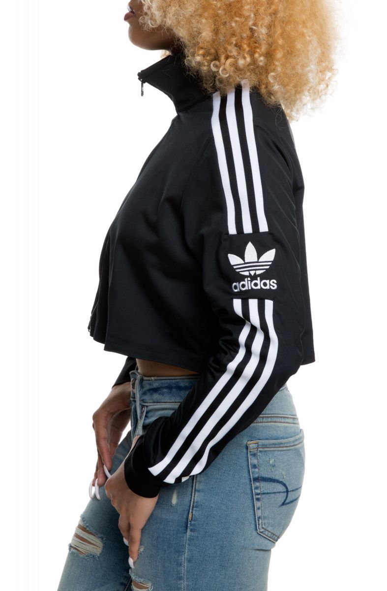 ADIDAS Cropped Track Jacket in Black DU8192-BLK - Karmaloop