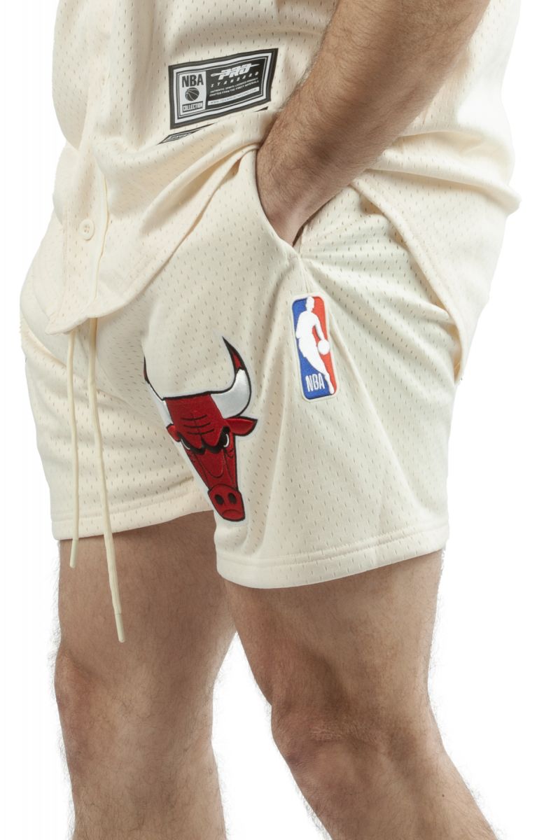 PRO STANDARD Bulls Roses Logo Mesh Short BCB355746-EGG - Karmaloop
