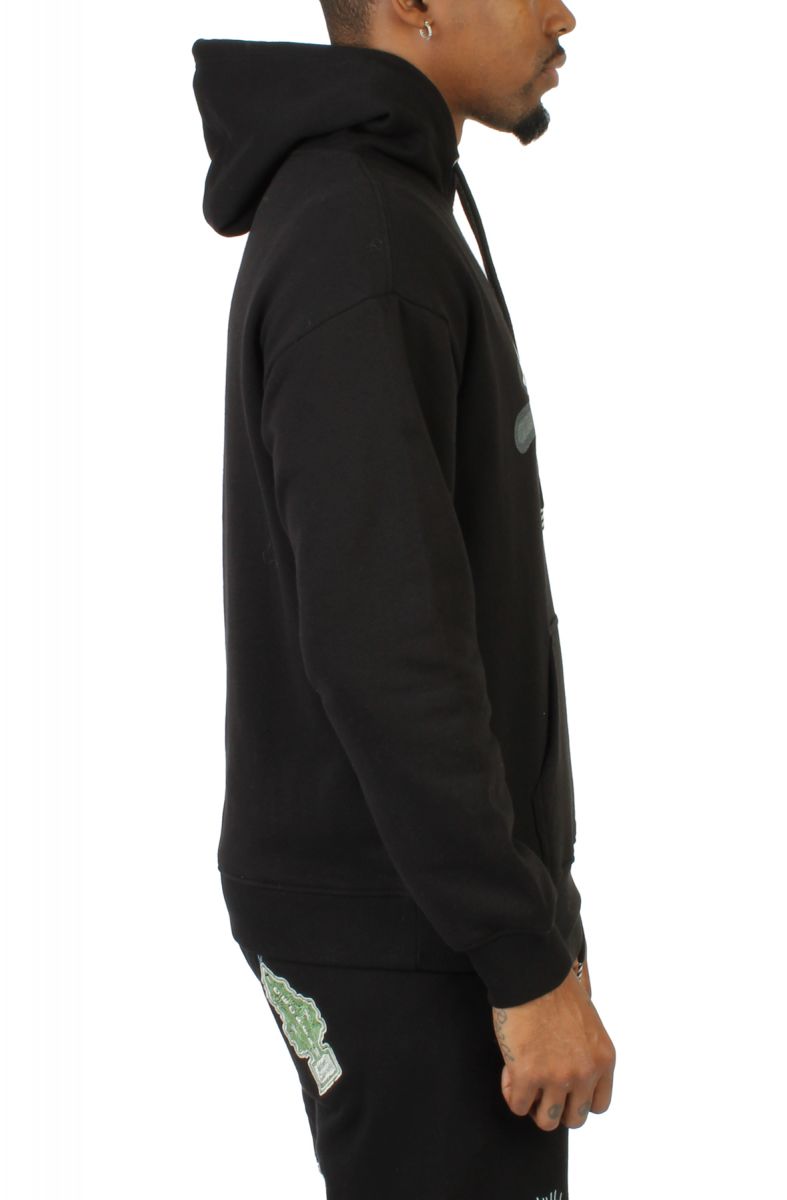 ICE CREAM Sticker Hoodie 431-7303BLK - Karmaloop