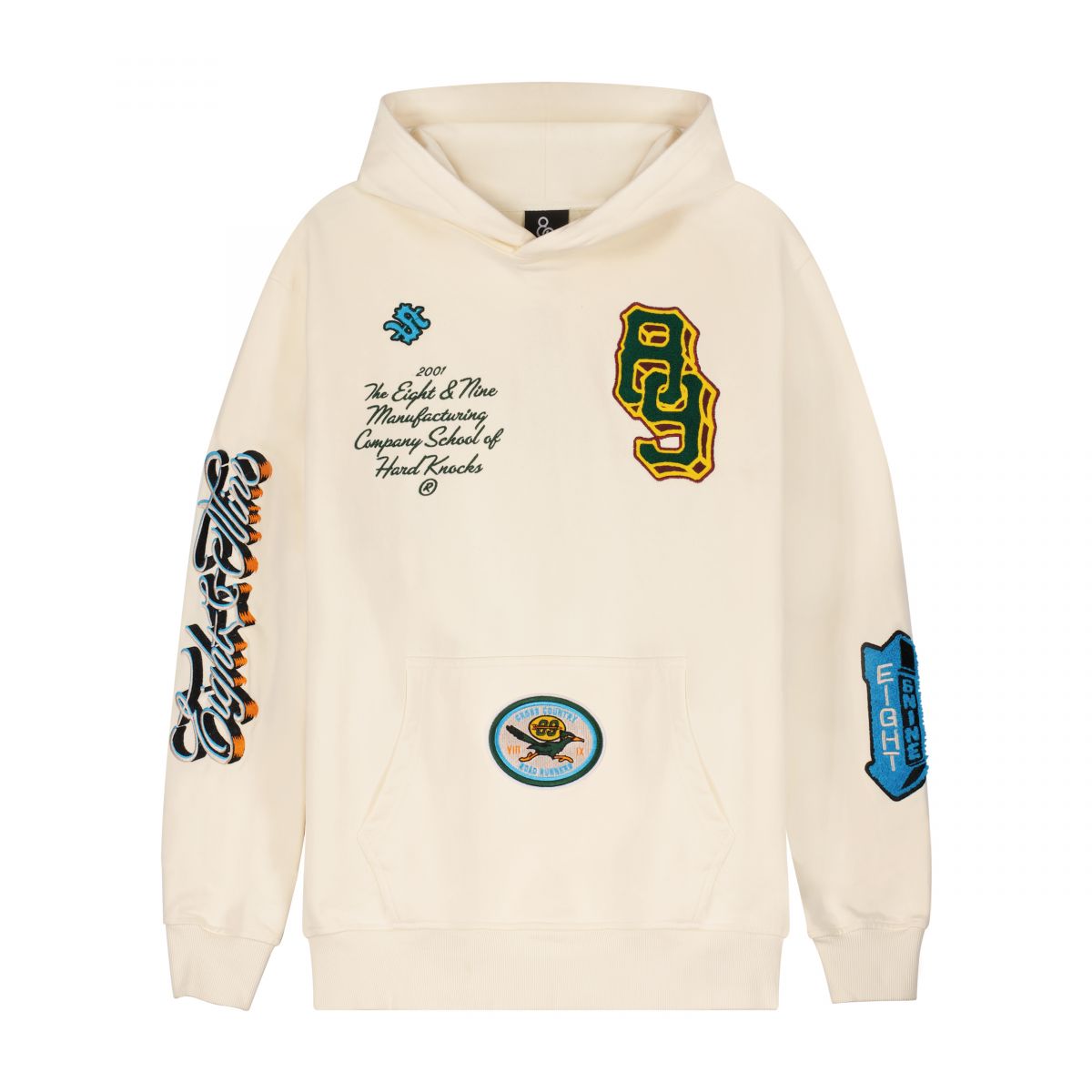 8&9 MFG CO. Knock Pullover Hoodie HSKNCCRM-CREAM - Karmaloop