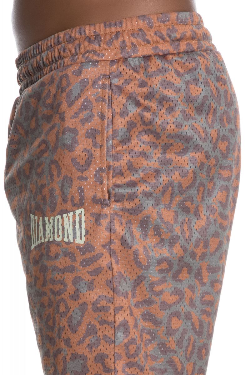 DIAMOND SUPPLY CO. The Predator Basketball Shorts in Brown B17DMBC03 ...