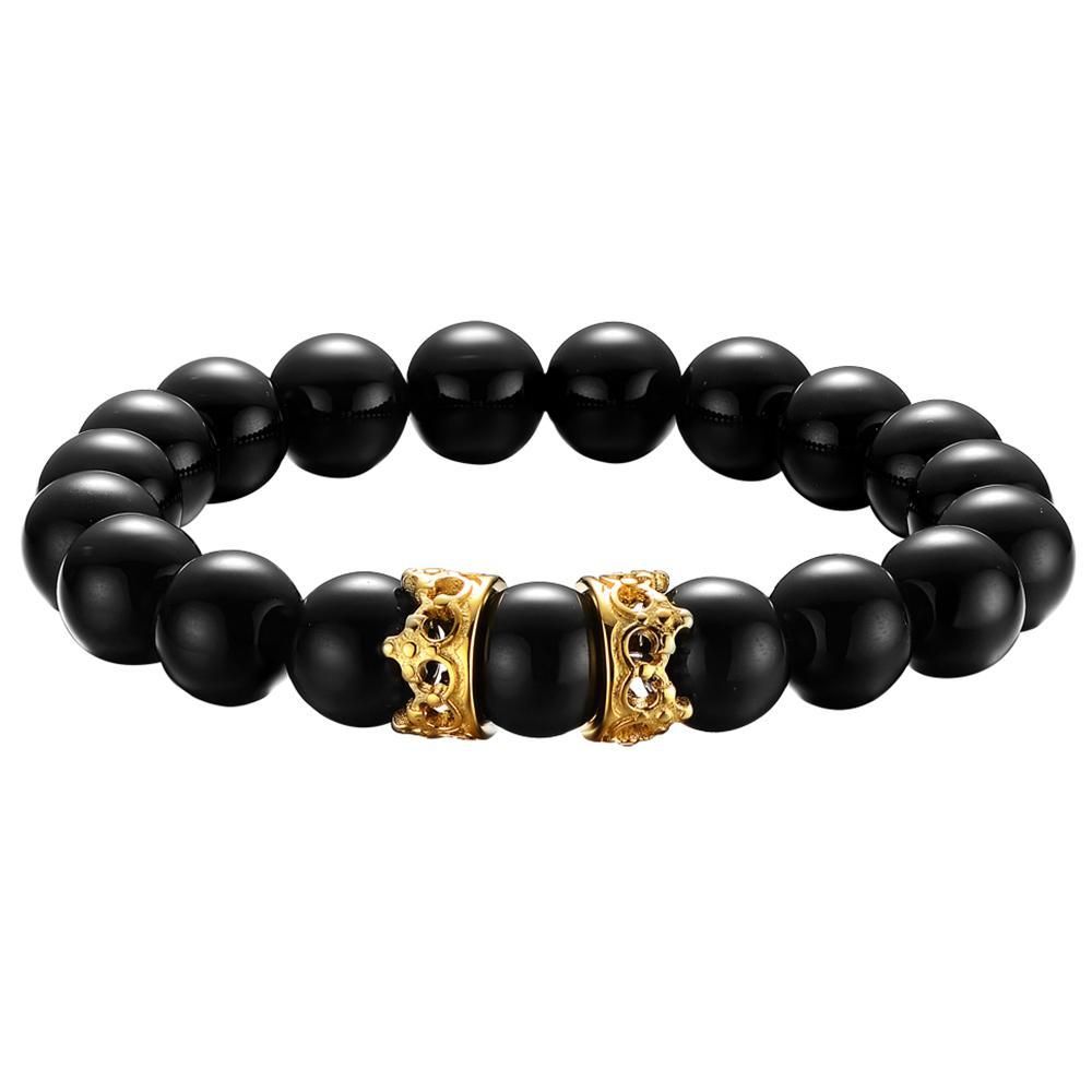MISTER Prince Bead Bracelet Gold BBPRINCE-G-GOLD - Karmaloop