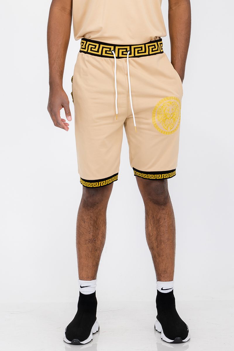 WEIV Lion Head Shorts EMS-KHAKI - Karmaloop