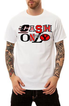 THE RETRO KINGS The Cash Only T-Shirt In White CASH_ONLY_WHT - Karmaloop