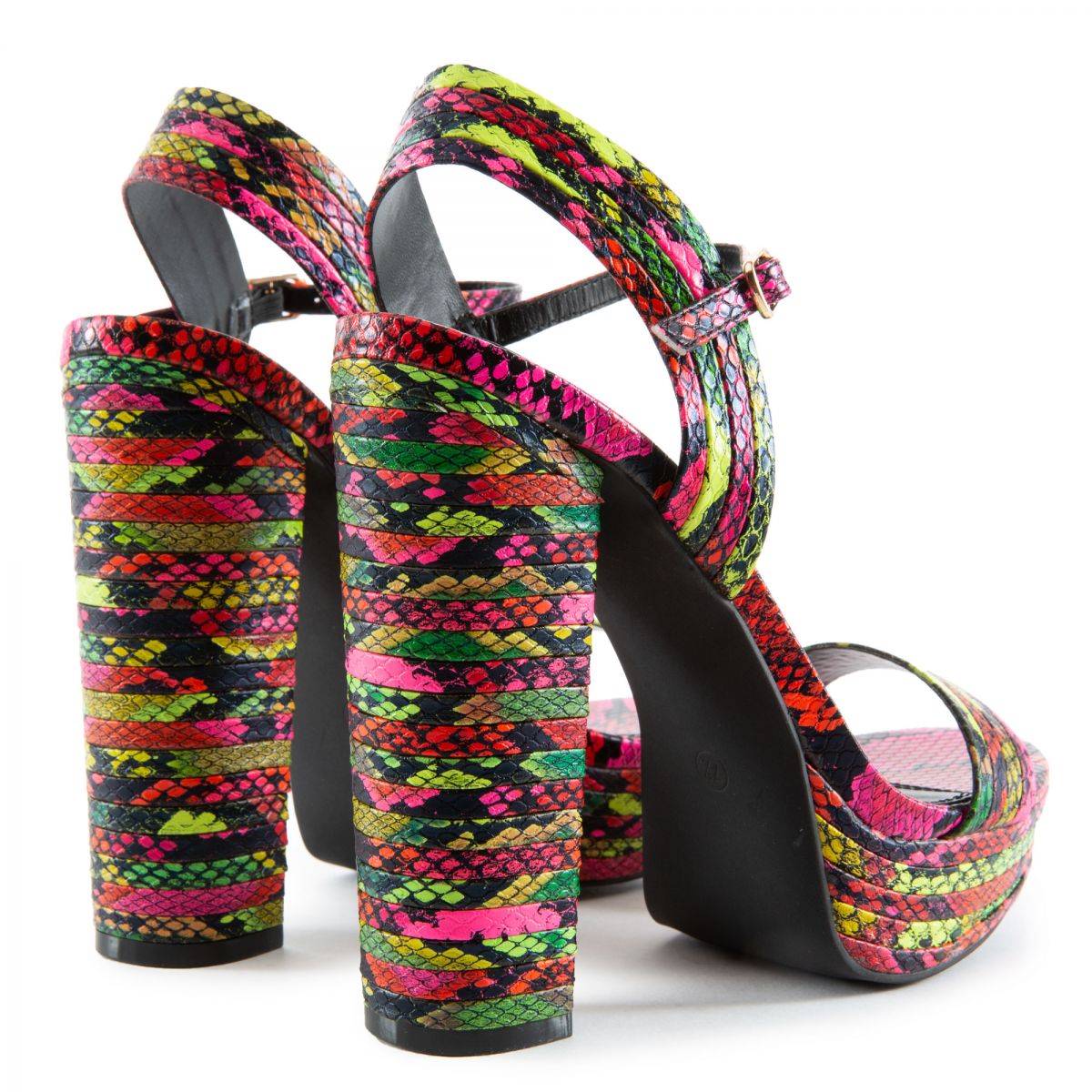 LILIANAS SHOES Gilly-18 Platform High Heels GILLY-18-MULSNK - Karmaloop