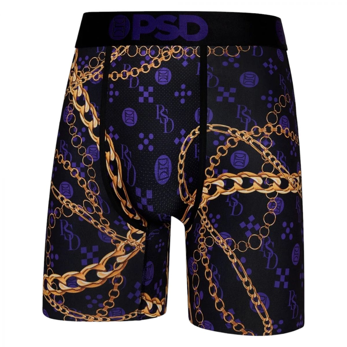 PSD UNDERWEAR Purp and Gold 3 Pack Boxer Briefs 423180164 - Karmaloop