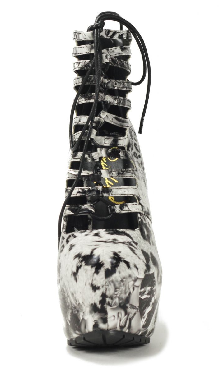 JC DOSSIER Privileged Shoes by J.C. Dossier: Denmark Multi Black White ...