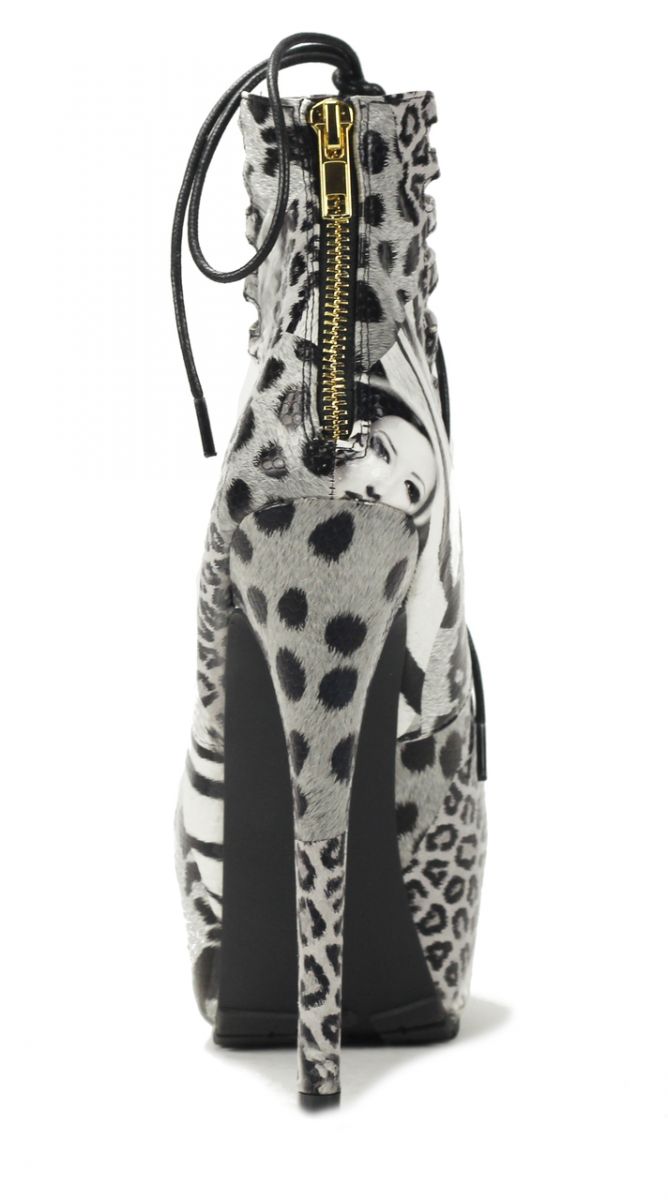 JC DOSSIER Privileged Shoes by J.C. Dossier: Denmark Multi Black White ...