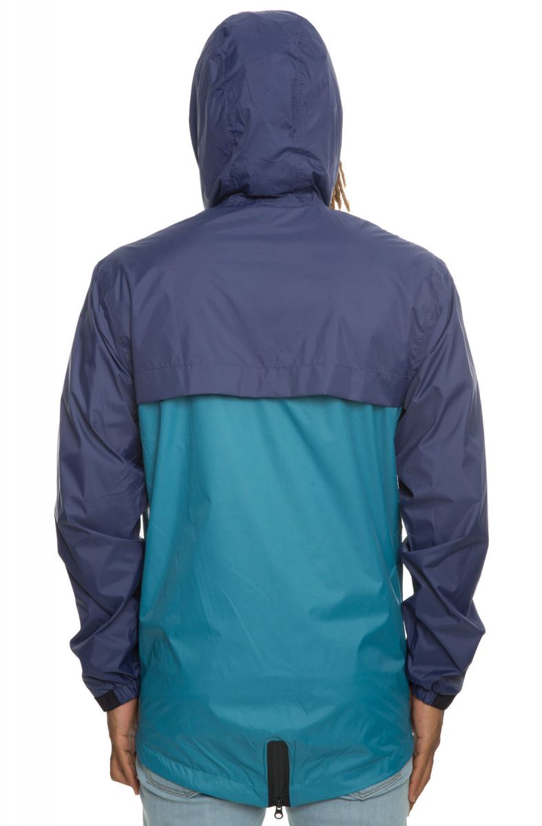ALL GOOD The Midnight Larka Jacket in Navy and Teal FW17-2001 - Karmaloop