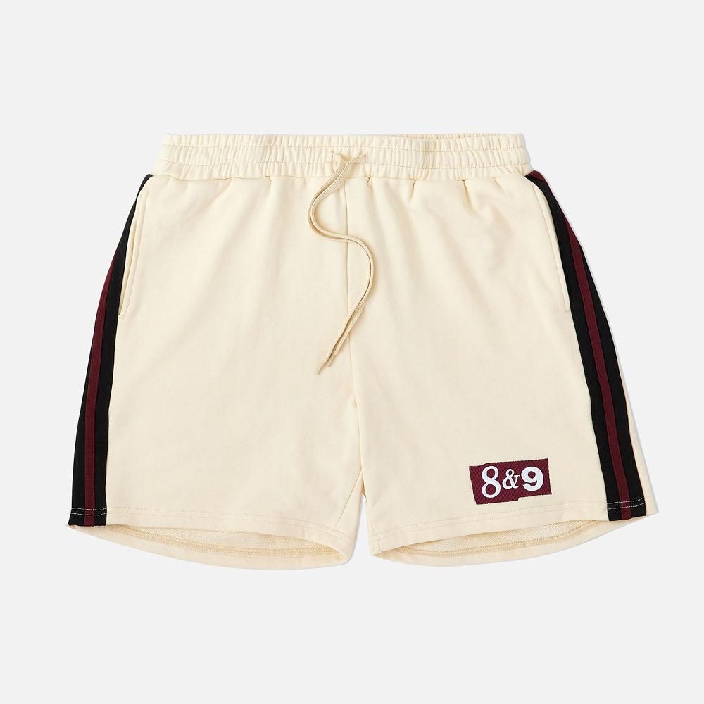 8&9 CLOTHING Ransom Terry Shorts Cream SHRANCRM-CREAM - Karmaloop