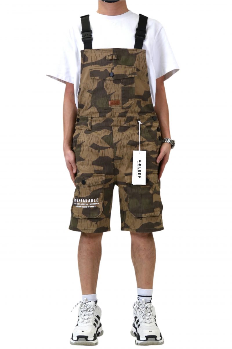 KLEEP KILO Fine Twill Overall Short Pants KOA1001-KILO - Karmaloop