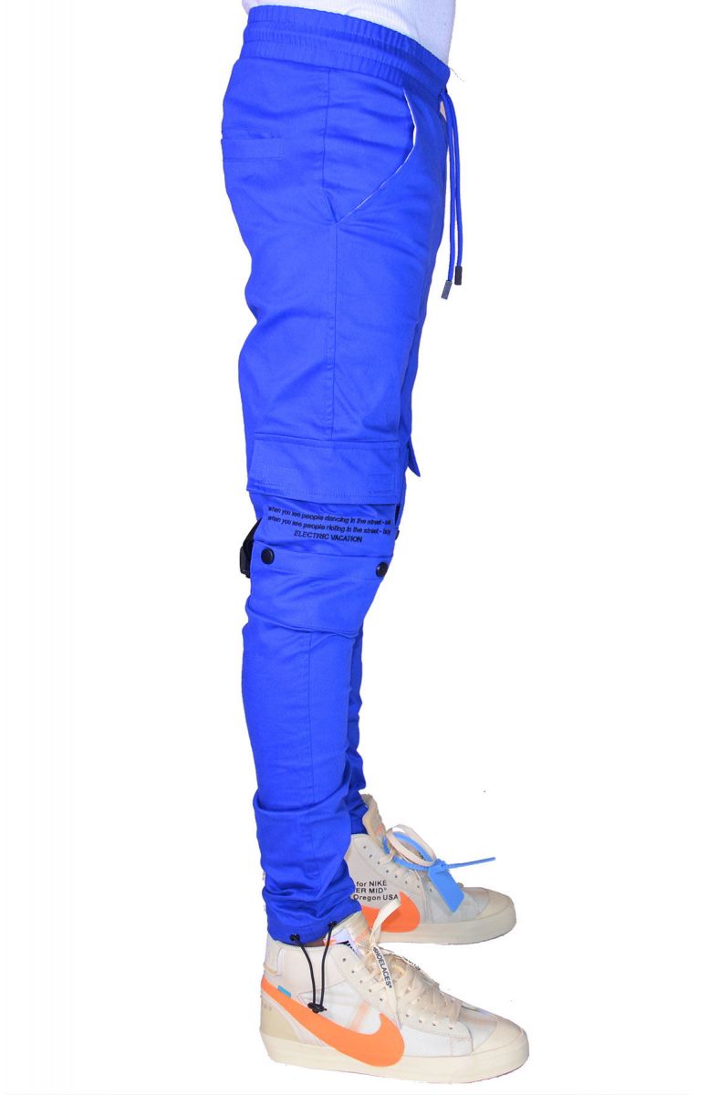 THE HIDEOUT CLOTHING Electric Cargo Pants Joggers (Mystery Blue) SP2015 ...
