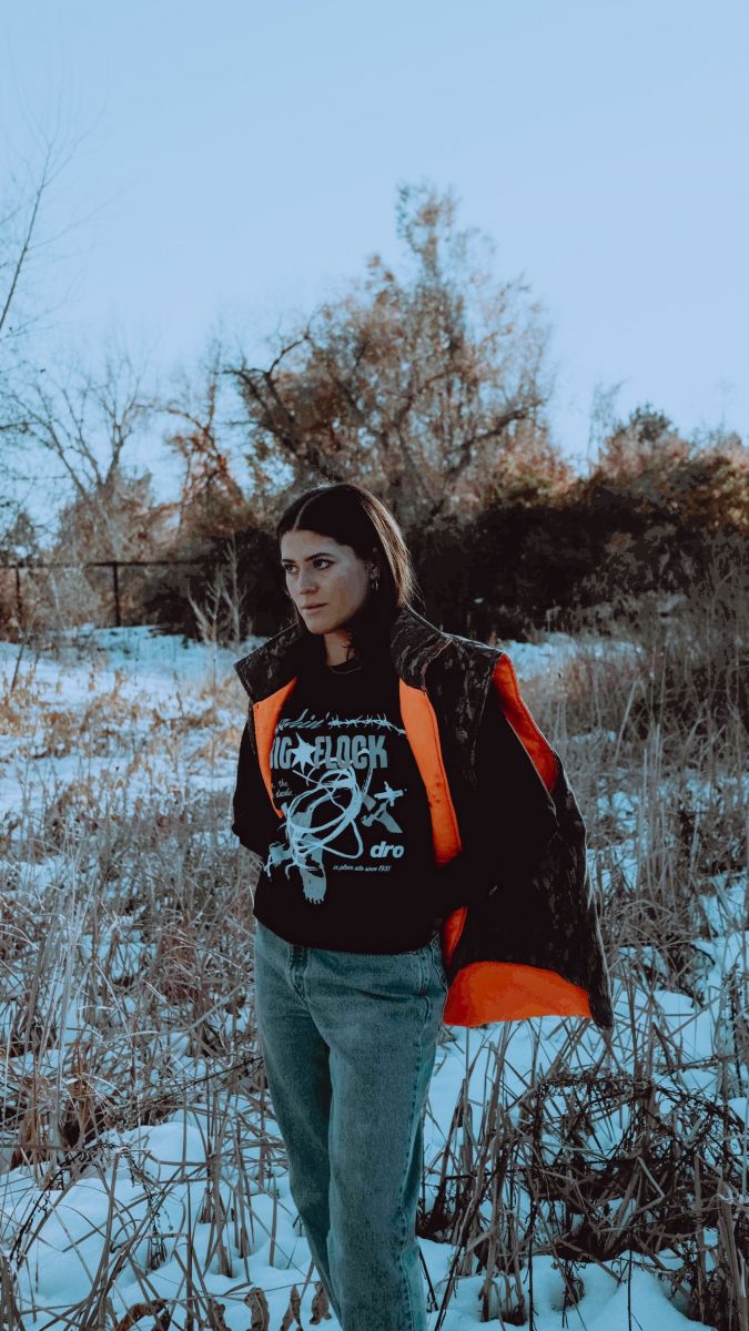 DRO Pushin' Big Flock long sleeve tee - Black -2EB472-BLACK - Karmaloop