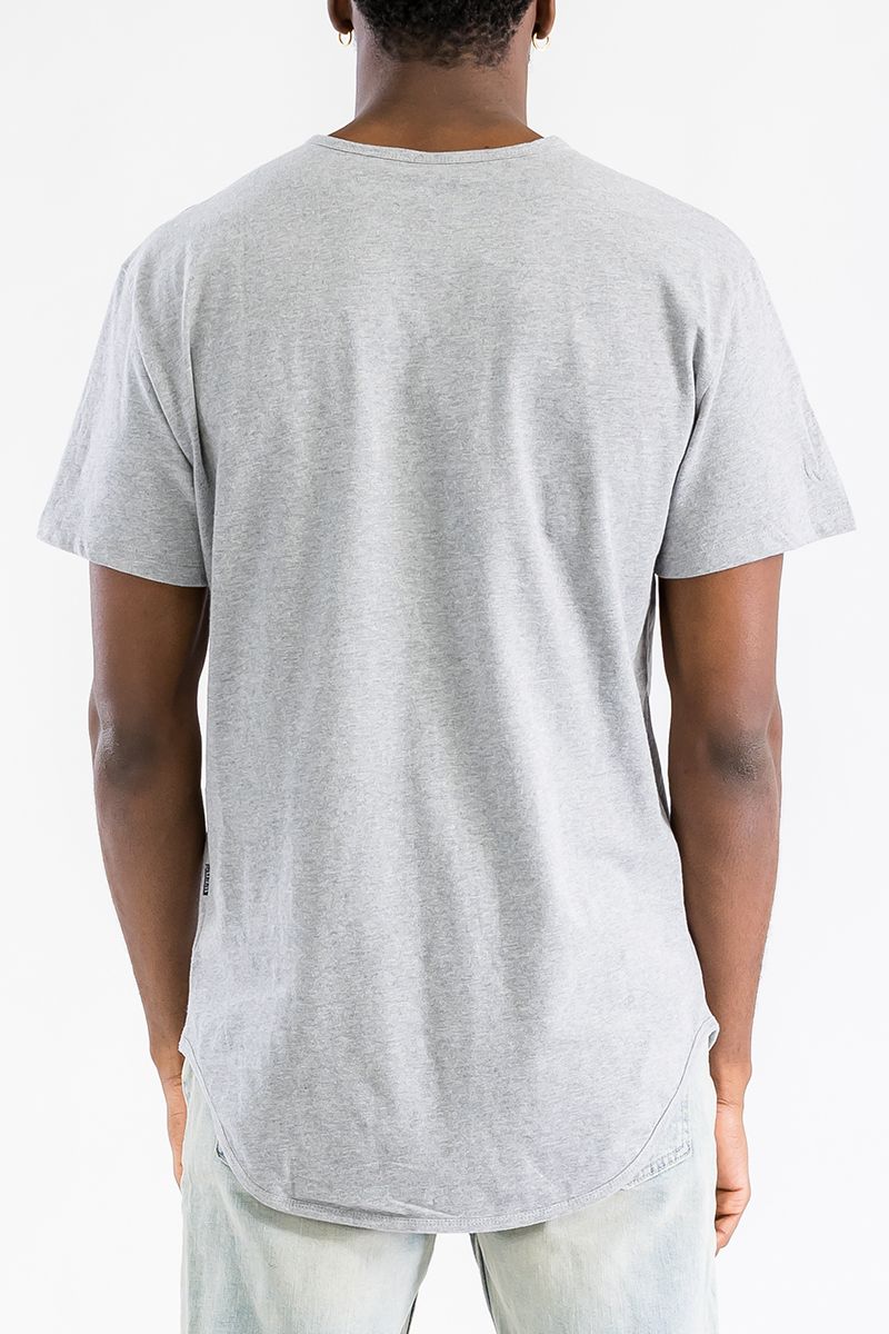 WEIV Classic Scallop Tee 3001C-HEATHERGREY - Karmaloop
