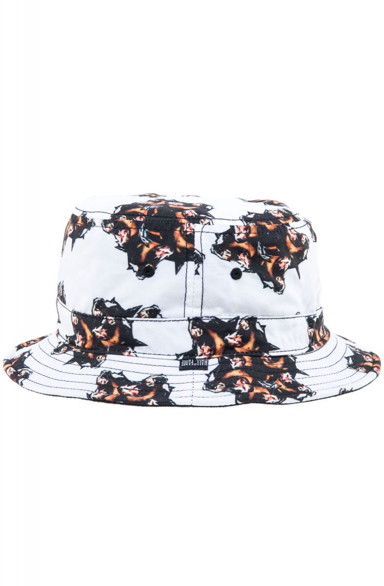 HALL OF FAME The Crime Bucket Hat in White HOF-HOL-13 - PLNDR