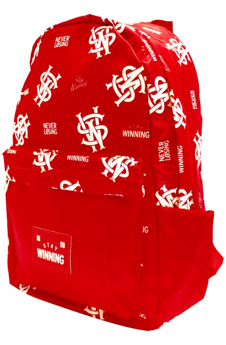 STAY WINNING Red Backpack SW-0309 - Karmaloop