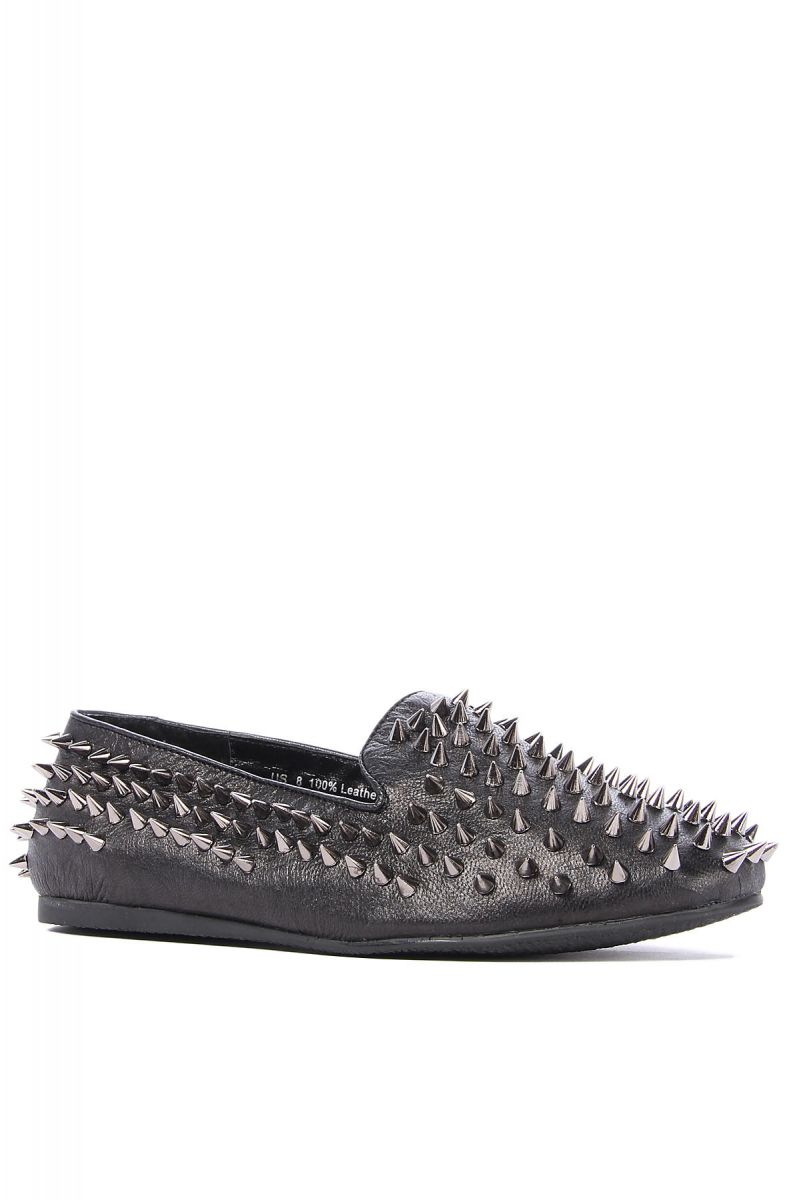UNIF Shoe Spiked Silver Black