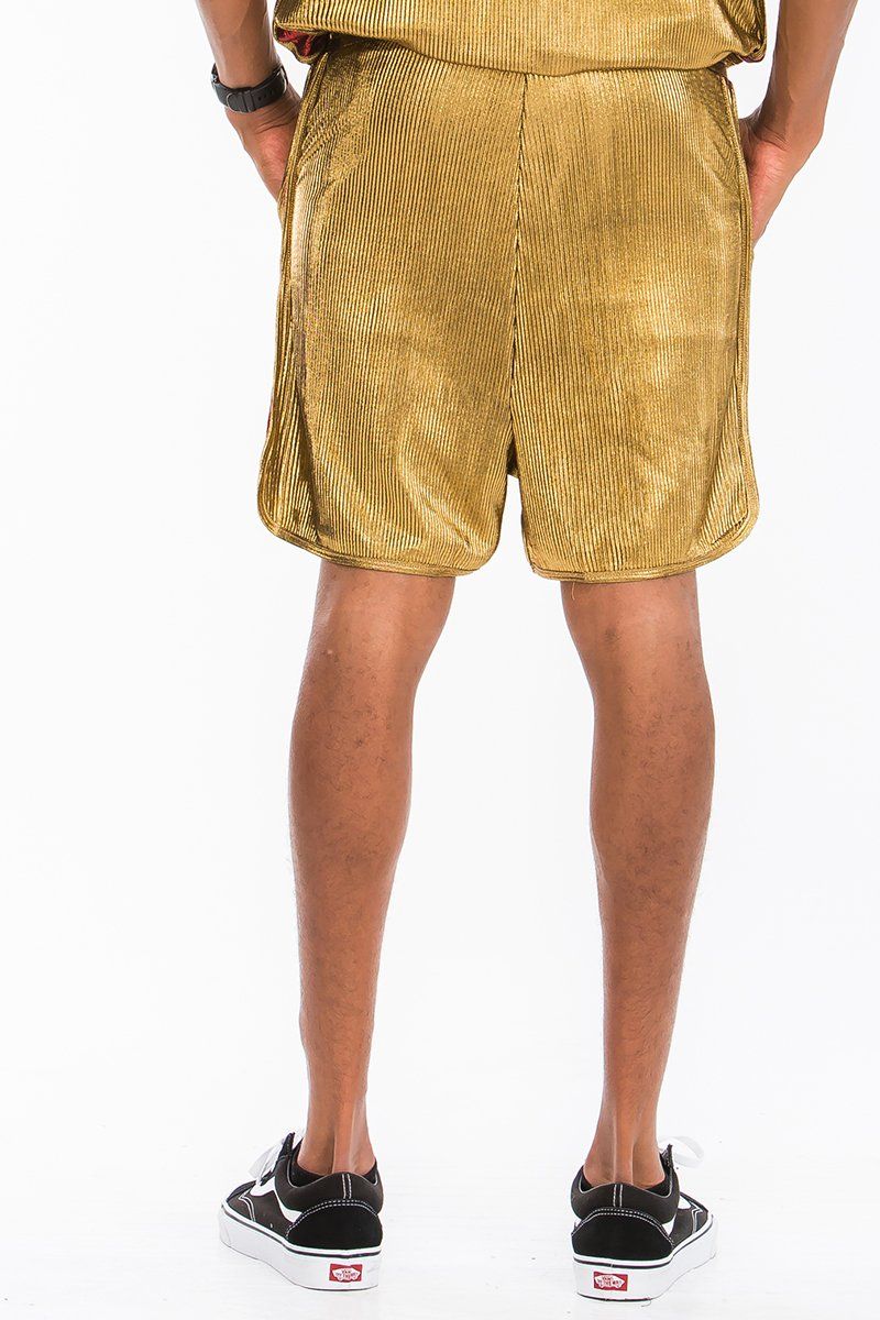 WEIV METALLIC BOXER SHORTS SP407-2-GOLD - Karmaloop