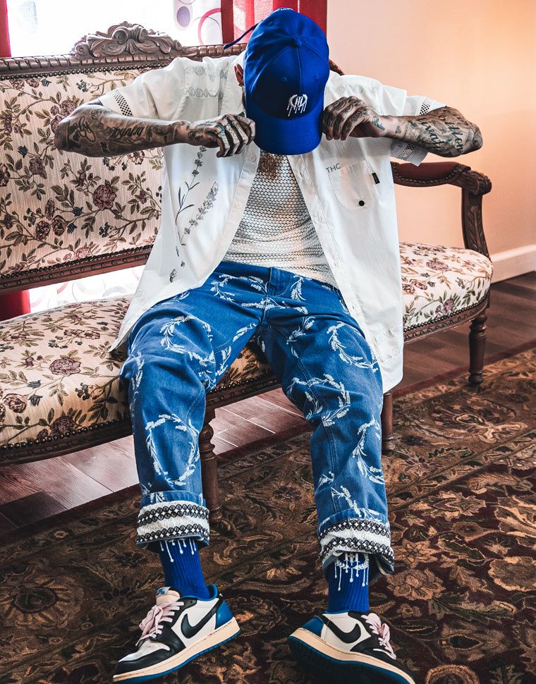 THE HIDEOUT CLOTHING Lavender Mesh Ganzie String Vest HDTCLTHNG-571184 ...