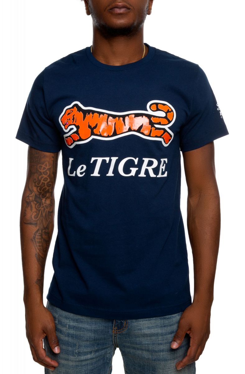 LE TIGRE CORP. Classic Logo Tee LT-449-NAVY - Karmaloop