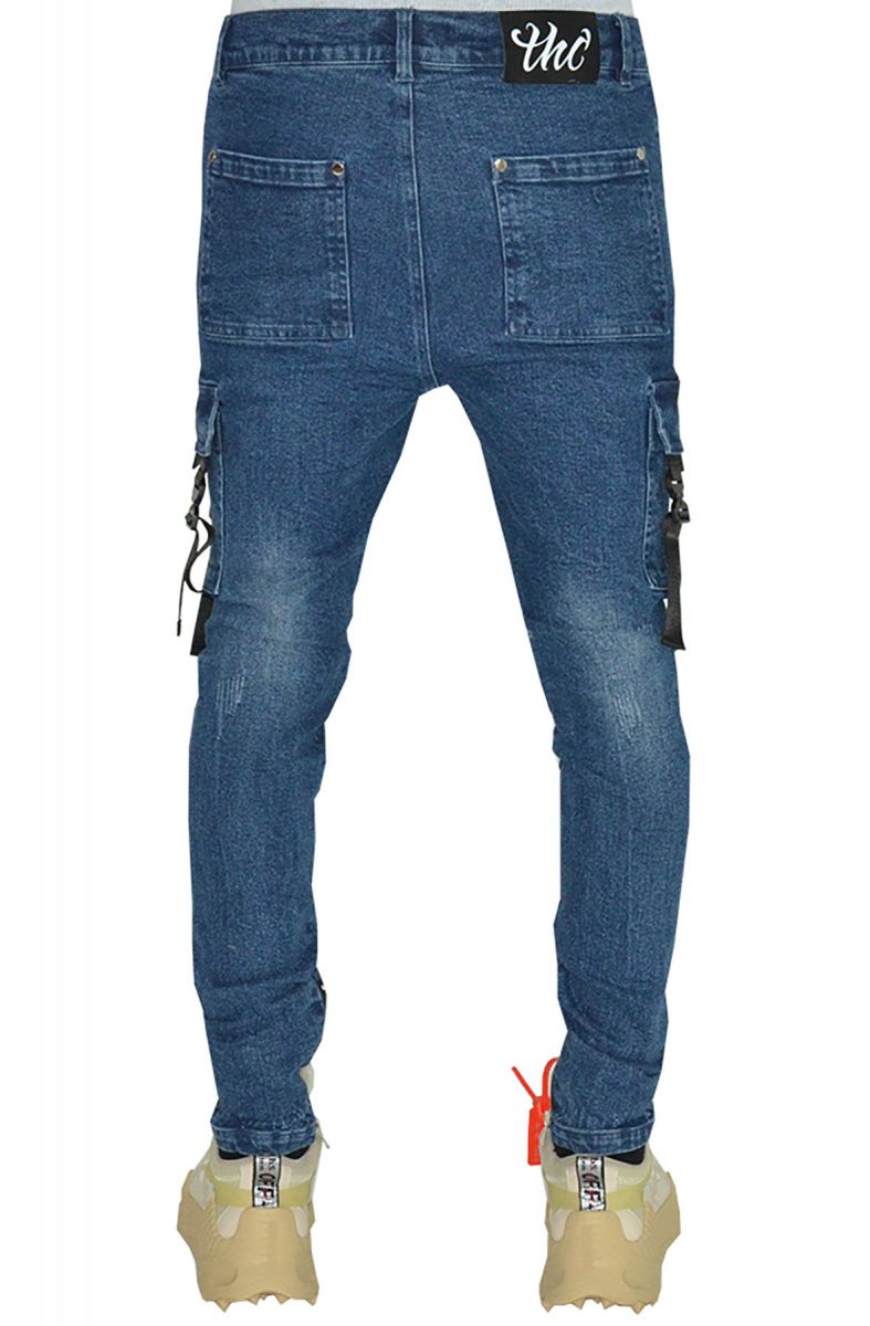 THE HIDEOUT CLOTHING Blessed Denim Jeans (Dark Wash) HO20-15 - Karmaloop