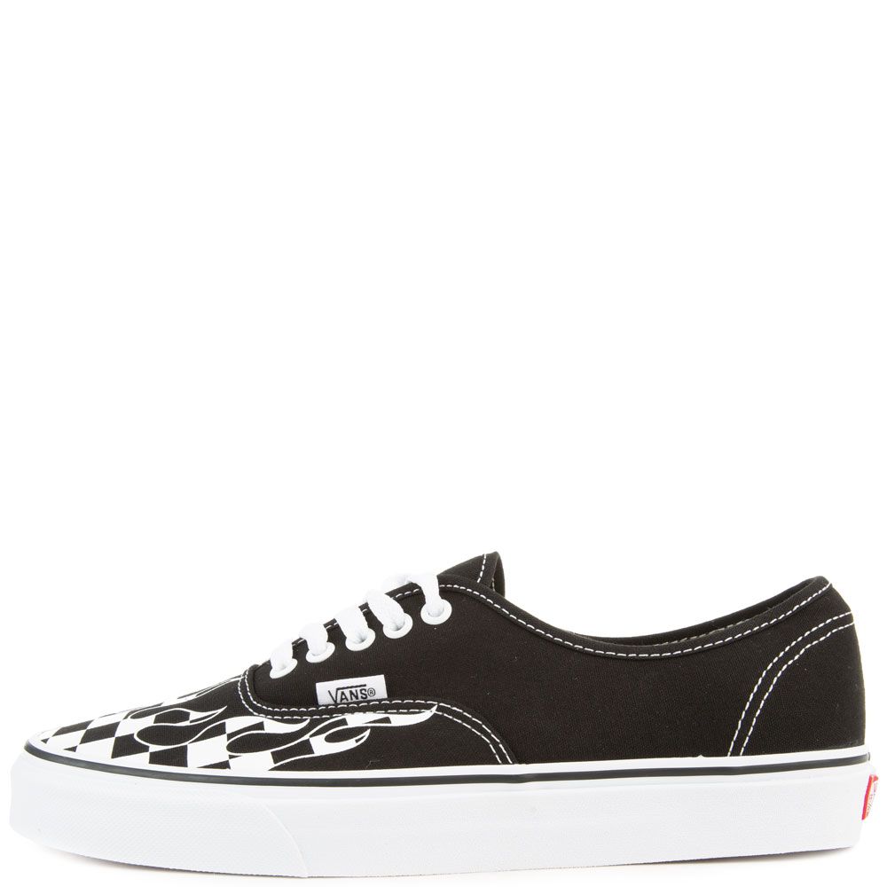 VANS Authentic Checkerboard Flame Skate Shoes VN0A38EMRX8 - Karmaloop