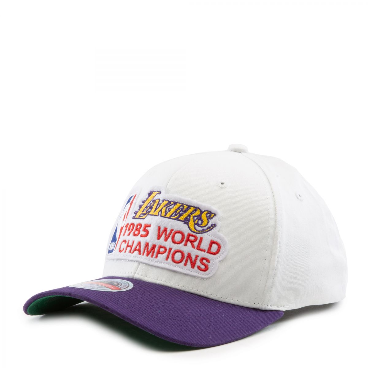 MITCHELL & NESS Los Angeles Lakers 85 World Champions Stretch Snapback ...