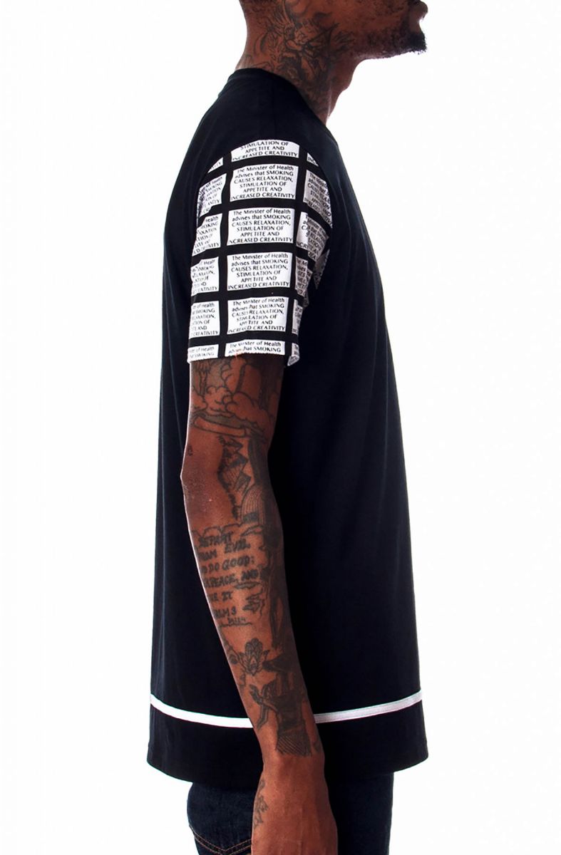 THE HIDEOUT CLOTHING Stash Pocket Tee (Black & White ...