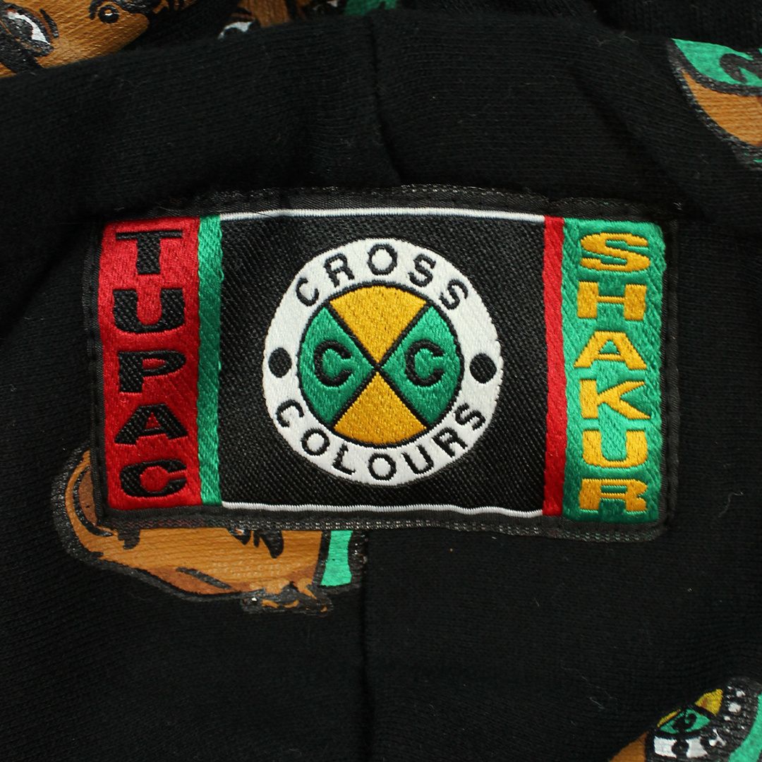 CROSS COLOURS Tupac Allover Hoodie - Black T80211TPA-BLK-BLACK - Karmaloop
