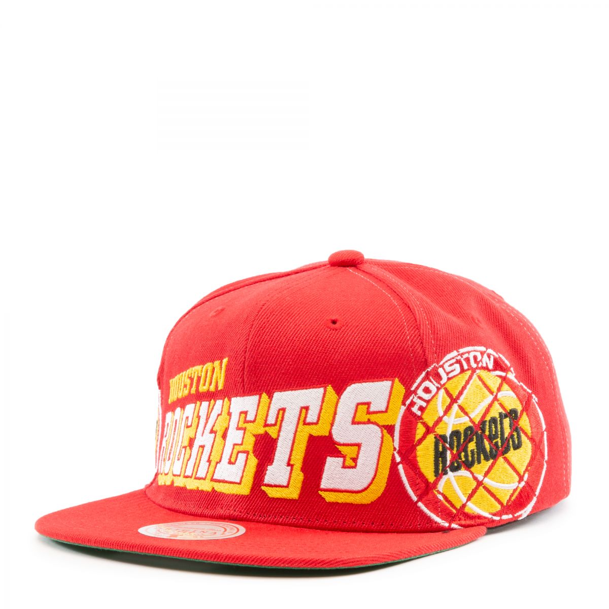 MITCHELL & NESS The Grid Houston Rockets Snapback Hat 6HSSLD21007 ...