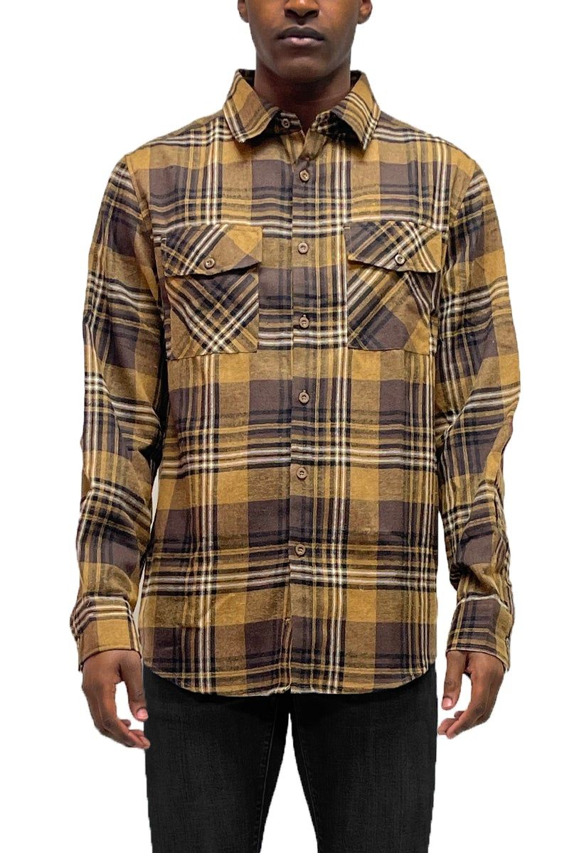WEIV 104 FLANNEL FL104-BROWNMOCHA - Karmaloop