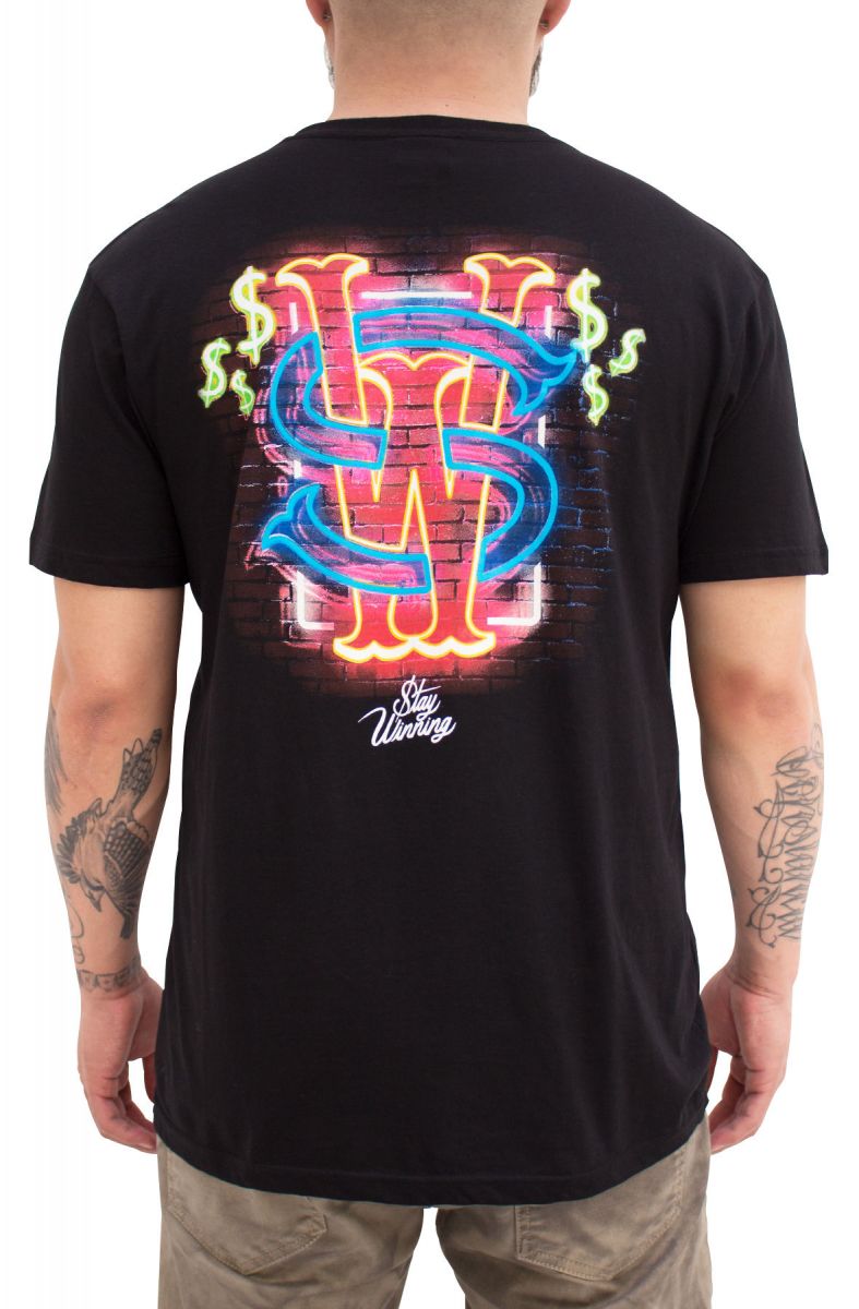 STAY WINNING Westside Neon Black Tee SW-0180 - Karmaloop