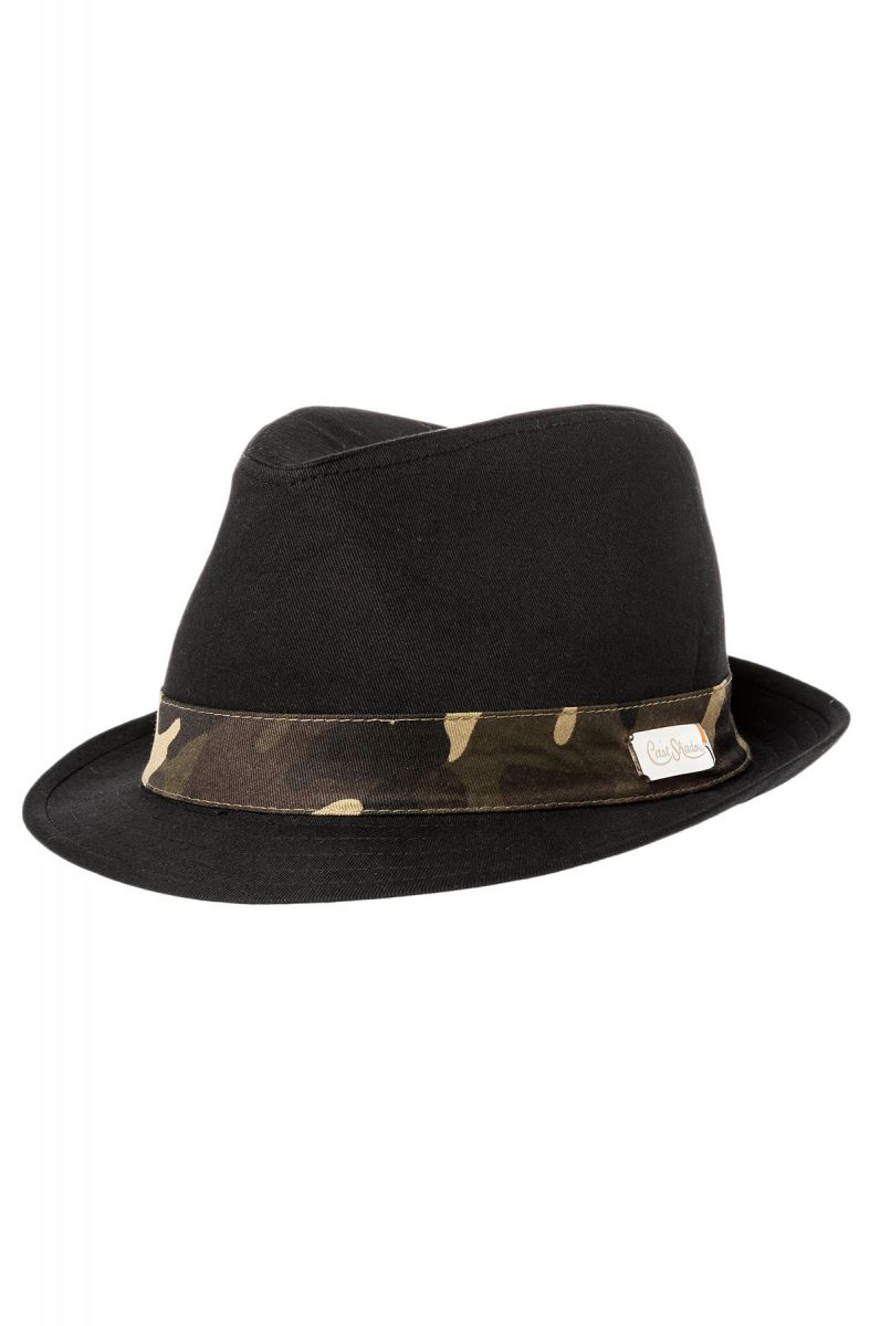 CAST SHADOW The Hanoi Fedora in Black HANOI-BLK - PLNDR