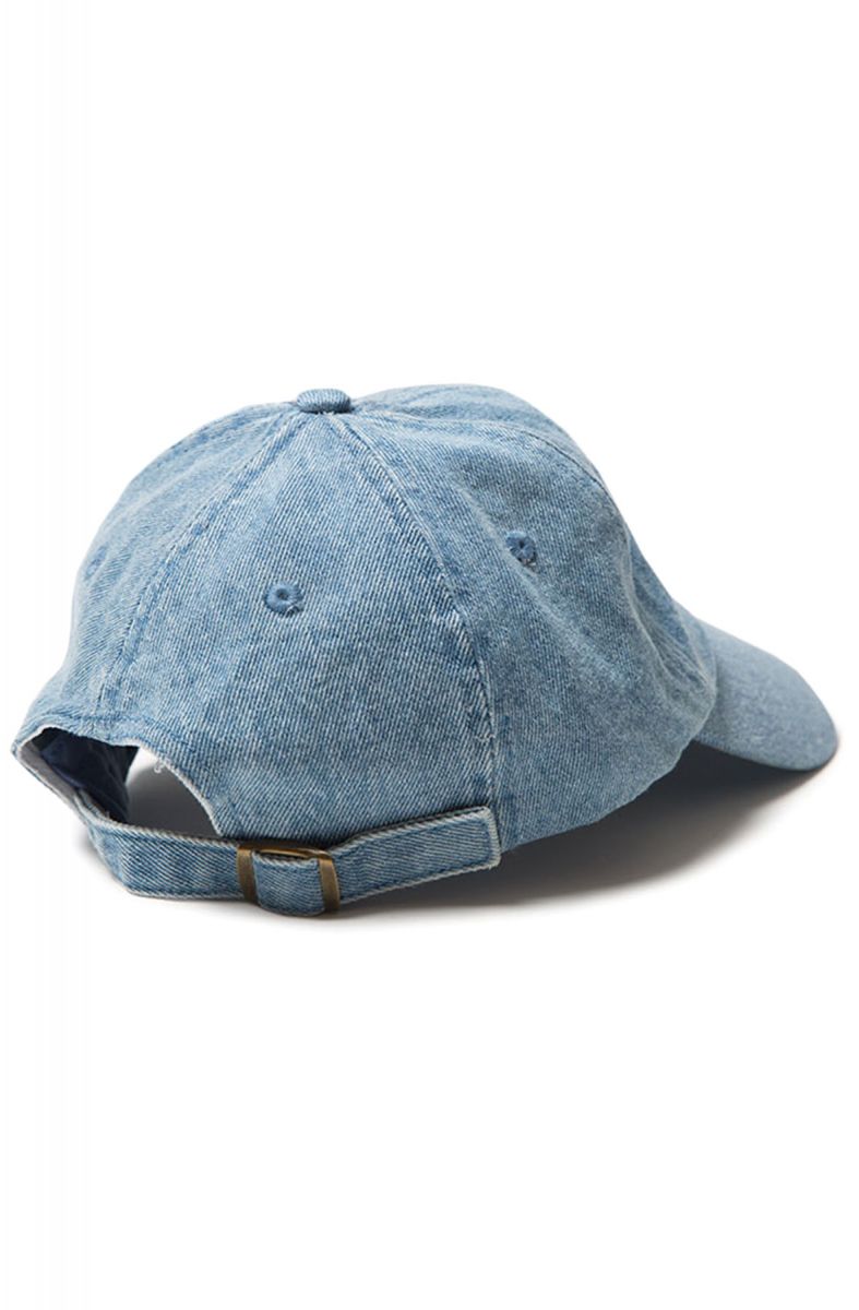 The Denim Dad Cap in Light Indigo